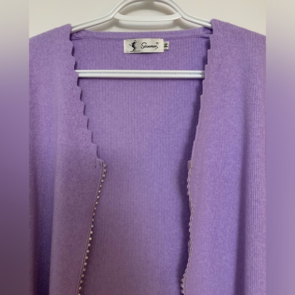 Sweaters | Cute Light Purple Cardigan Size M | Poshmark